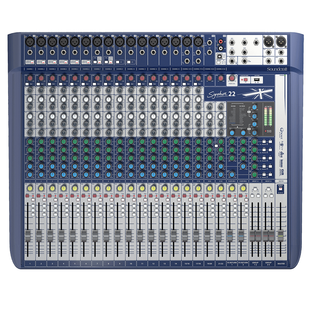 Soundcraft 668705001212 Soundcraft Signature 22 Compact Analogue Mixing ...